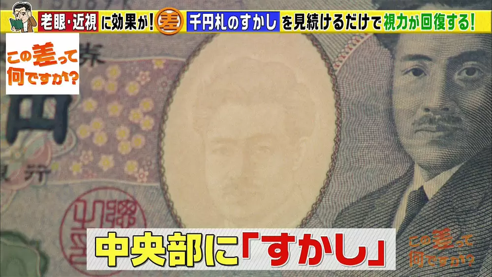 世界で唯一、科学的に実証された「視力回復法」は千円札を見るだけ⁉|tbsテレビ