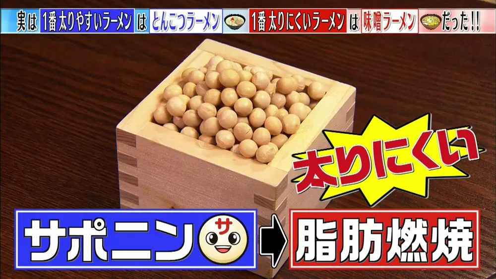 「太りやすい」ラーメンランキング＆太りにくくする方法をご紹介！この差って何ですか？｜tbsテレビ